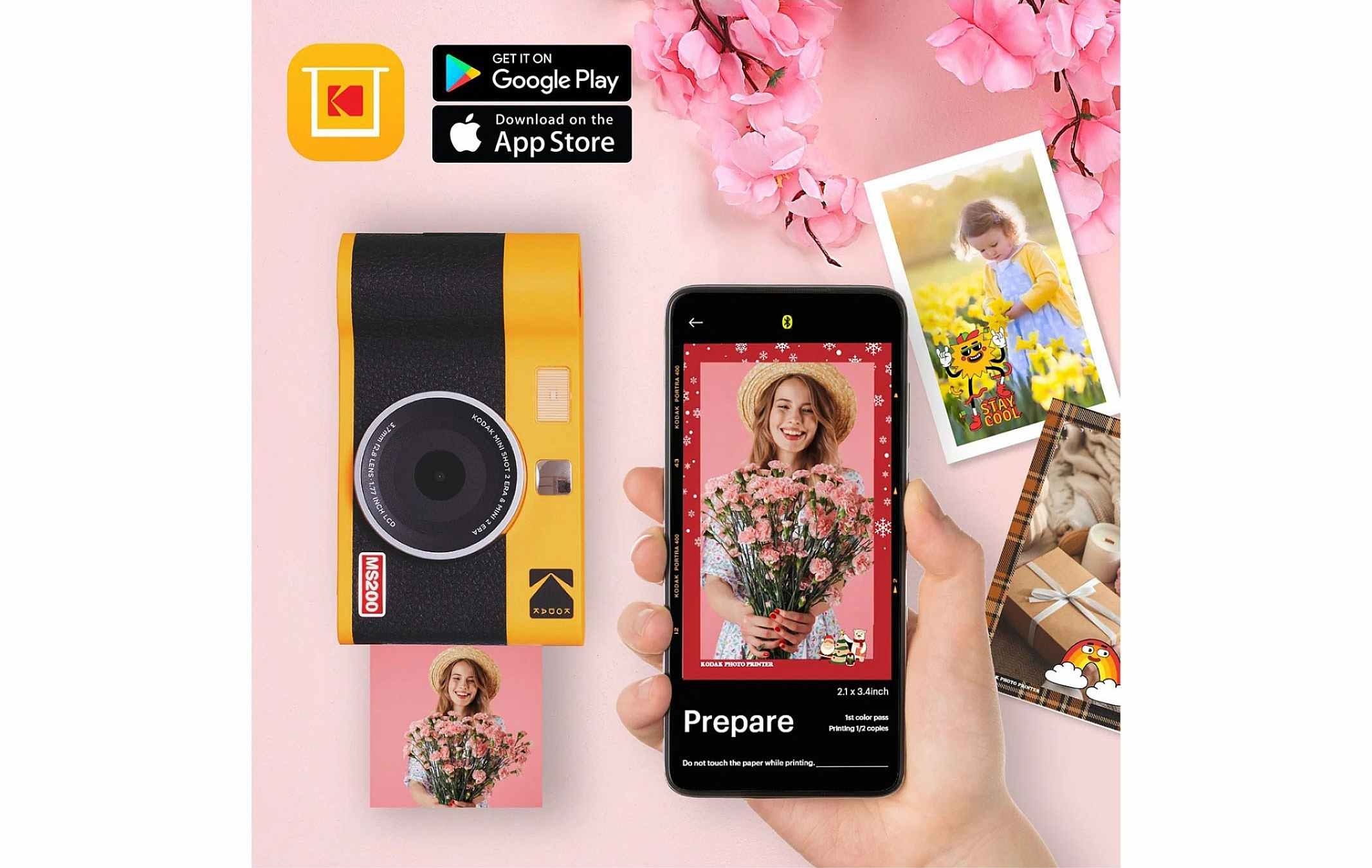 KODAK Mini Shot 2 Era Instant Camera and Photo Printer | Kodak