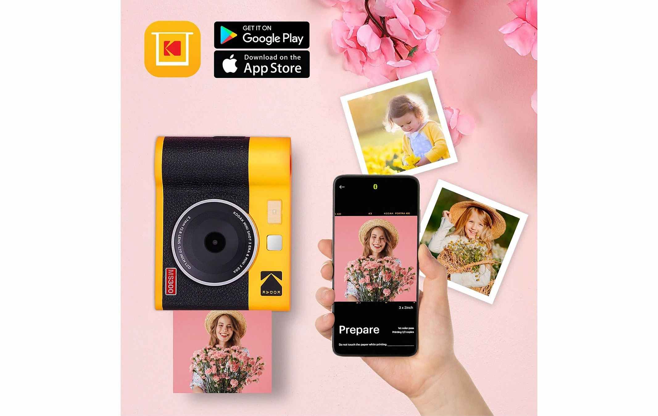 KODAK Mini Shot 3 Era Instant Camera and Photo Printer | Kodak